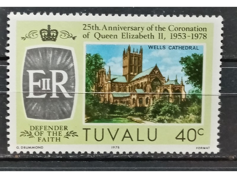 TUVALU 1978 - KATEDRALA U WELSU **