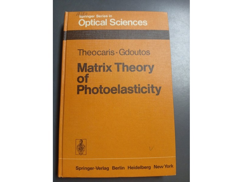 Matrična teorija fotoelastičnosti