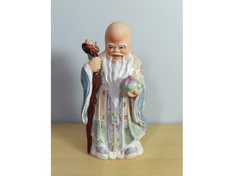 Vintage Kineska Porcelanska statua Shou-Xing
