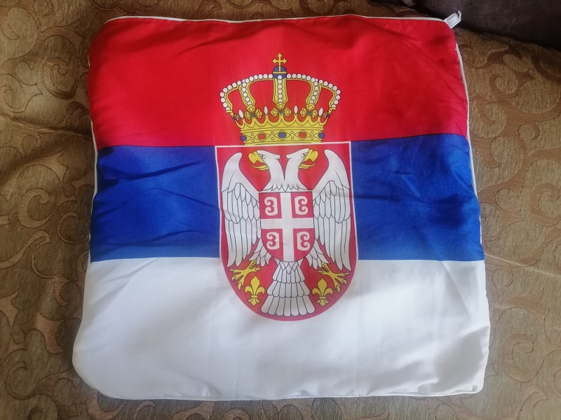 zastava Srbije-jastučnica 45x45cm