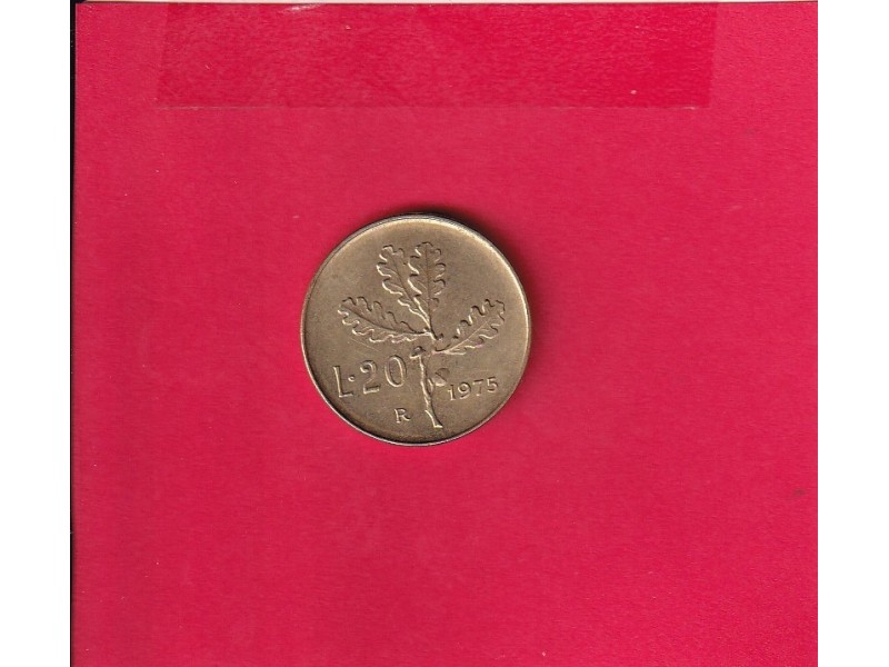 italia 1975 20 lir.