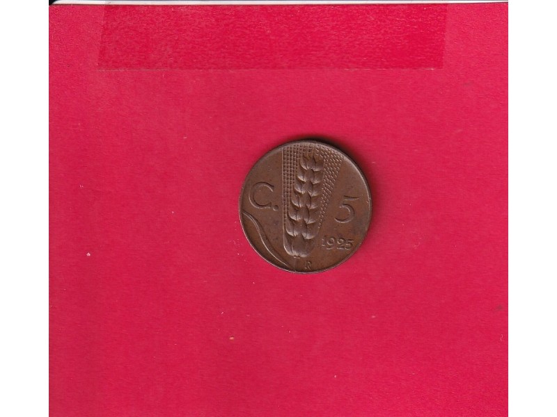 italia 1925 5 cen.
