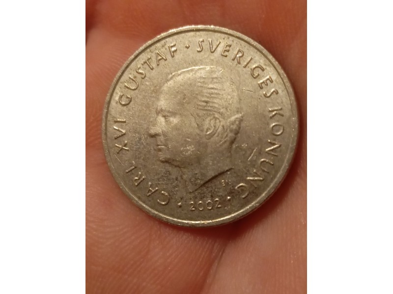1 krona 2002g. Svedska
