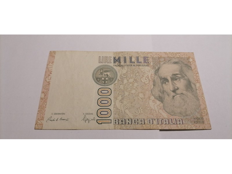 ITALIJA - 1000 LIRA - 1982 - BOLJA BANKNOTA
