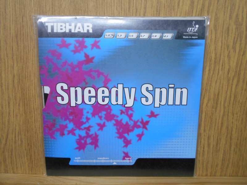 Nova guma TIBHAR Speedy Spin crna 1,0mm