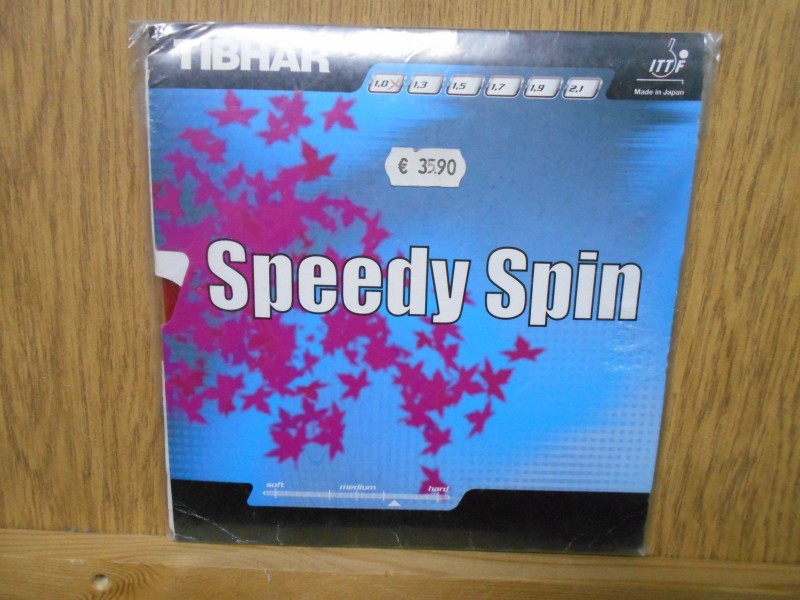 Nova guma TIBHAR Speedy Spin crvena 1,0mm
