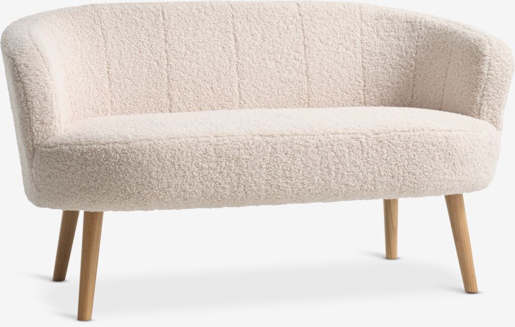 Dvosed GLOSTRUP prljavo bela teddy tkanina