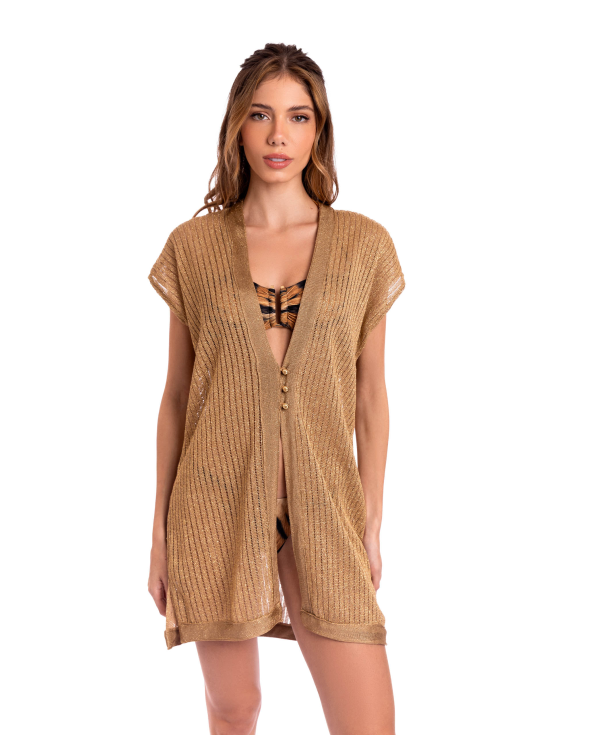 Golden Hour Kaftan Gold