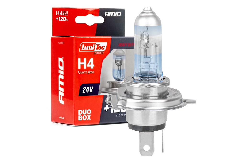 Halogene sijalice H4 24V 75/70W LumiTec LIMITED +120% DUO AMIO-04951 Preporučujemo