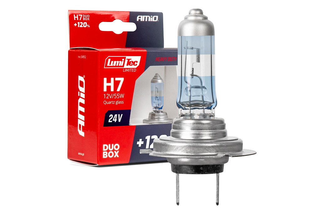 Halogene sijalice H7 24V 70W PX26d LumiTec LIMITED +120% DUO AMIO-04952 Jedinstvena ponuda