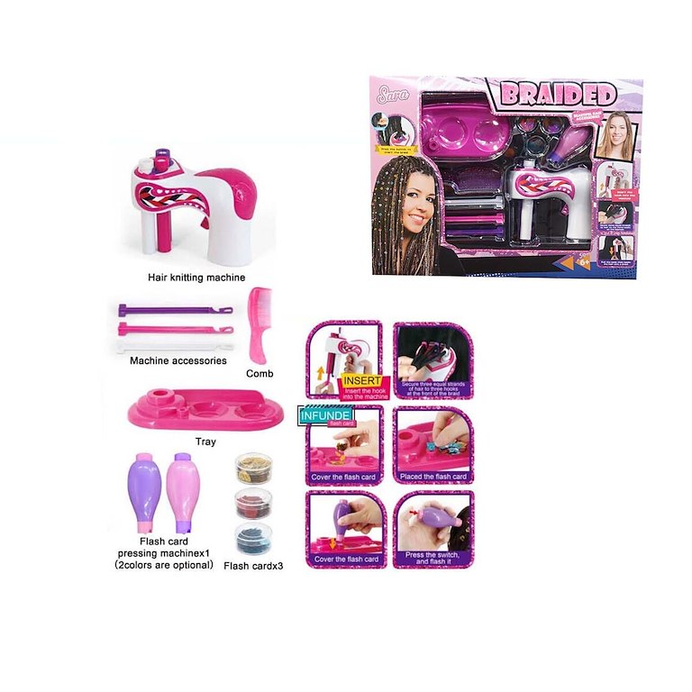 Sara Twister set za pletenje i dekoraciju koseID: EK000874667