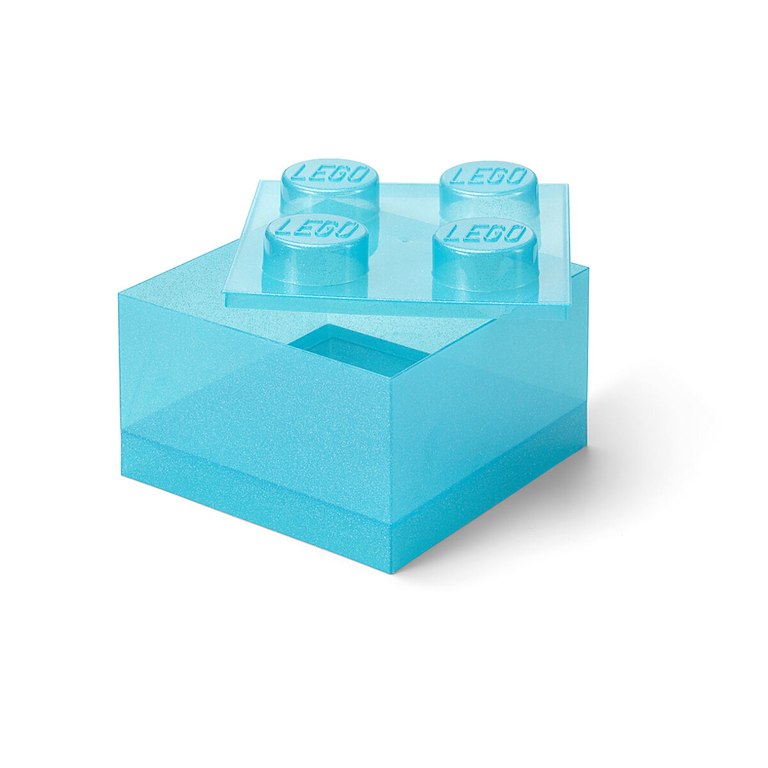 LEGO kutija za odlaganje sa poklopcem (4): Svetlucavo svetlo plava 40090802ID: EK000875361