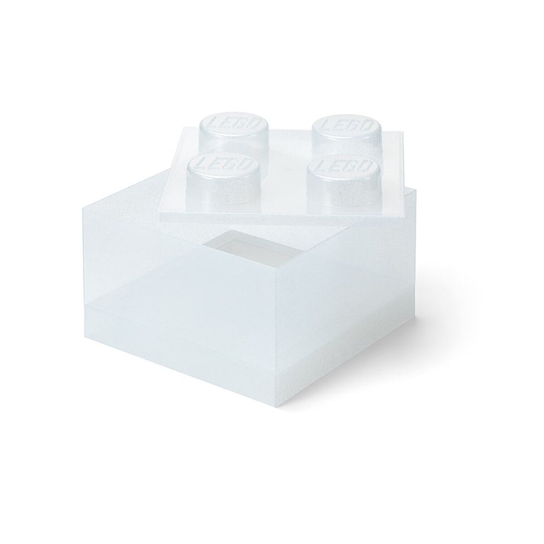 LEGO kutija za odlaganje sa poklopcem (4): Svetlucavo prozirna 40090803ID: EK000875380
