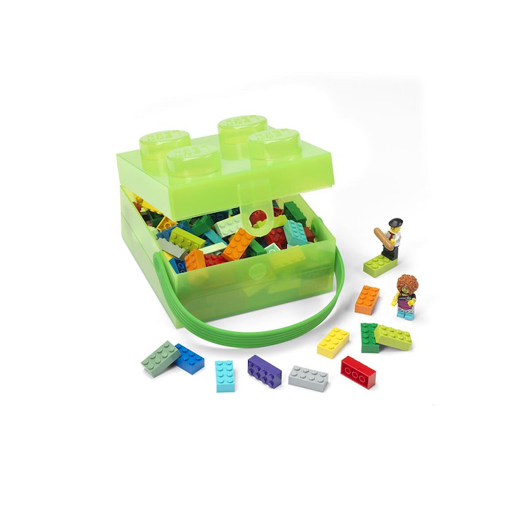 LEGO kutija za užinu sa ručkom: Prozirno zelena 40240008ID: EK000875372