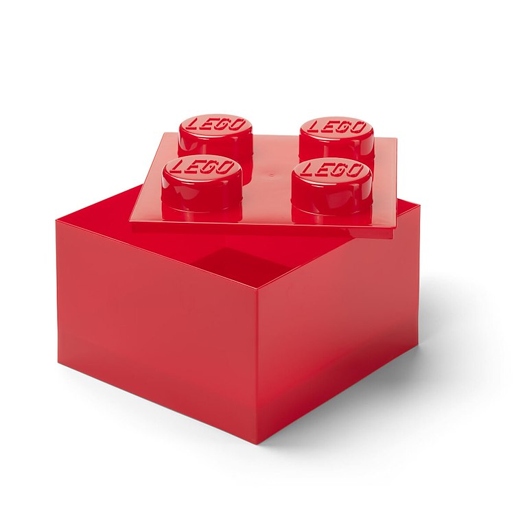 LEGO kutija za odlaganje sa poklopcem (4): Svetlucavo crvena 40090804ID: EK000875431