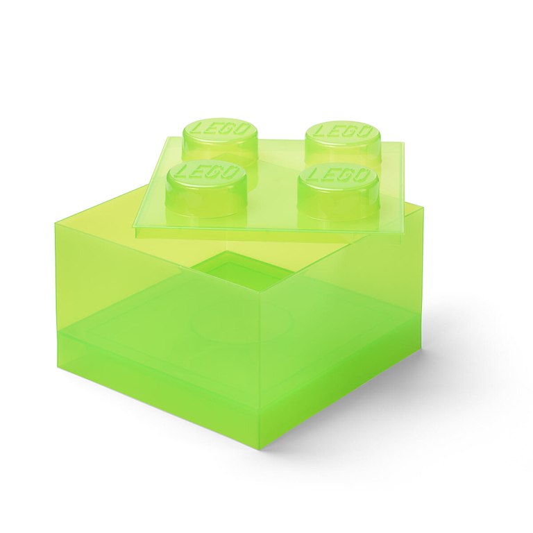 LEGO kutija za odlaganje sa poklopcem (4): Svetlucavo svetlo zelena 40090806ID: EK000875348