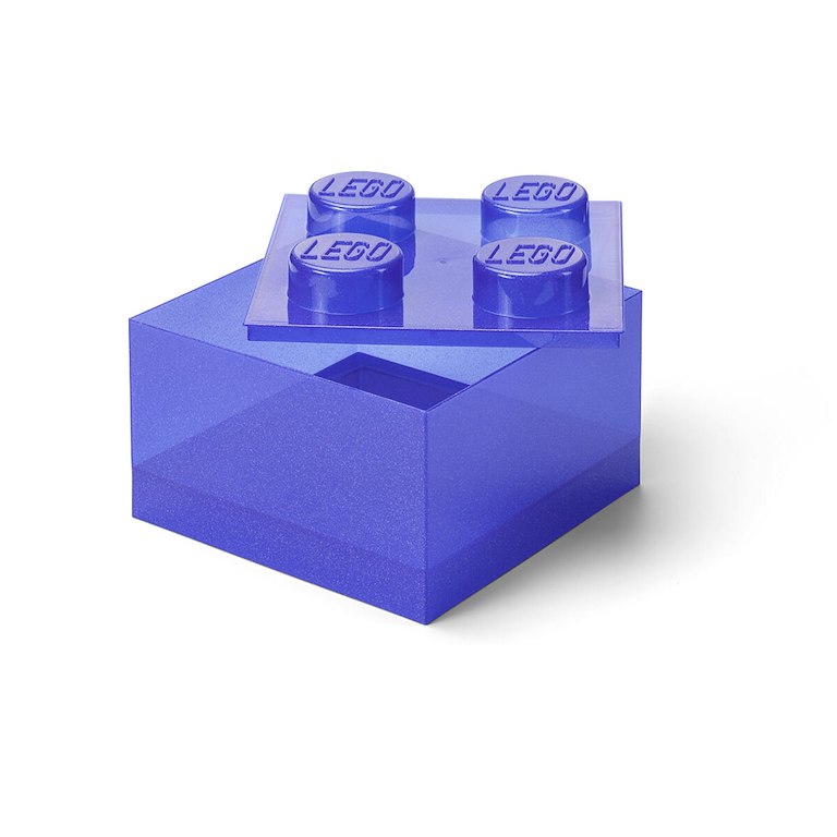 LEGO kutija za odlaganje sa poklopcem (4): Svetlucava ljubičasta 40090800ID: EK000875352