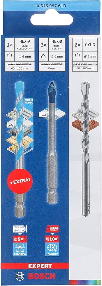 Bosch HEX-9 Hard Ceramic set + CYL-3 + HEX-9MC 061599761DID: EK000875120