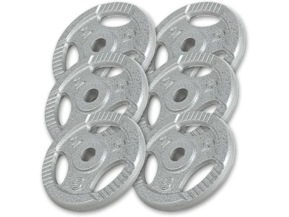 Gorilla Sports Set tegova od livenog gvožđa 6x5 kg (30 mm u sivoj boji)
Teg idealan za trening sa bučicama i šipkama po vašem izboru
Teg idealan za trening sa bučicama i šipkama po vašem izboru