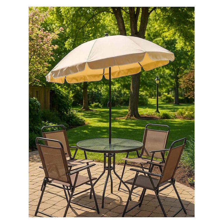 Baštenski set od 6 delova sa suncobranomID: EK000874607