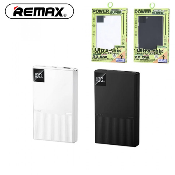 REMAX FP-8 22.5W Ultra-thin fast charging power bank 10000mAh(blue)