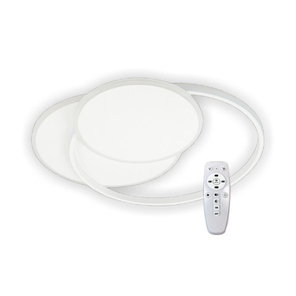 LED plafonjera SMD M205468 2x20W 3000~6500K 3CCT bela sa daljinskim