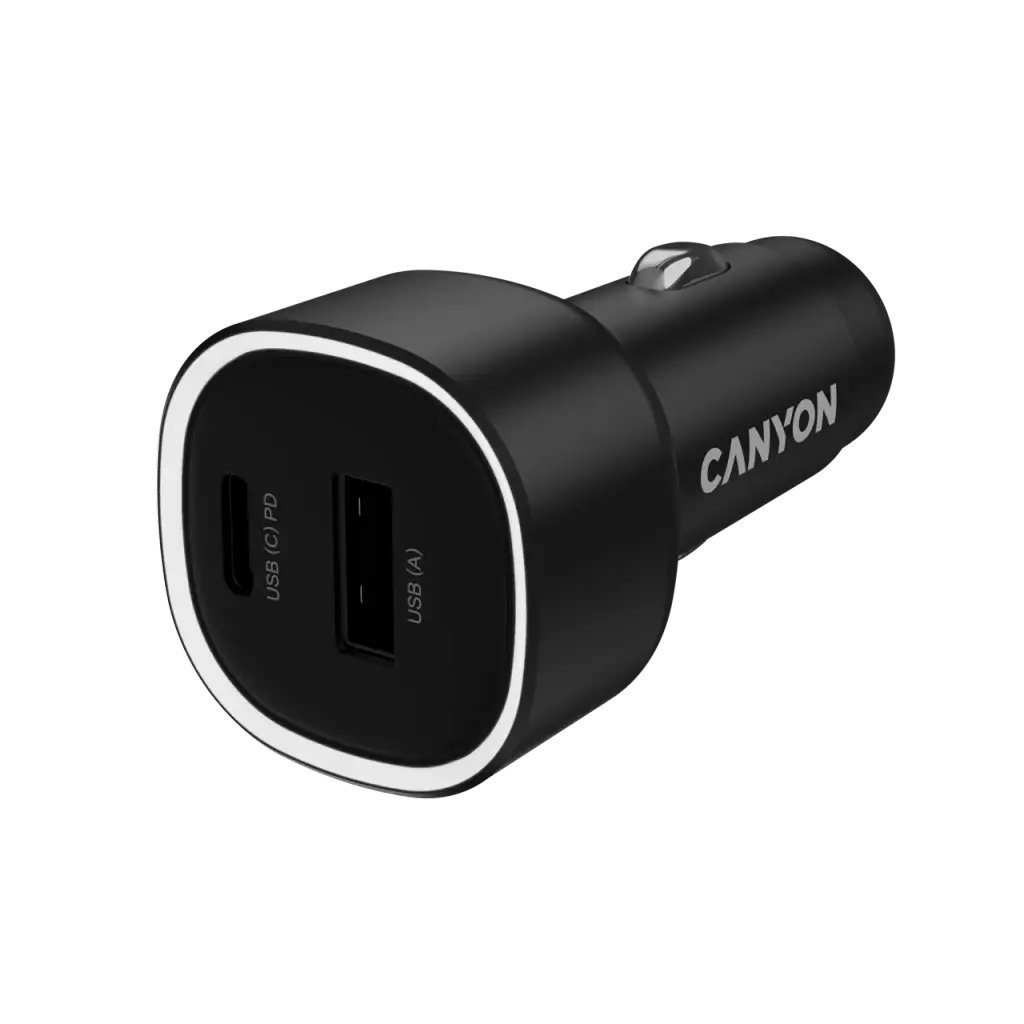 Canyon OnDrive 85 punjač za kola USB-C (PD65W), USB-A (QC18W)
