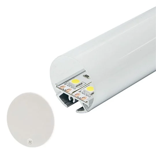ALUMINIJUMSKI PROFIL ZA LED TRAKE fi 30x2000mm SA DIFUZEROM MA636 MITEA 555043