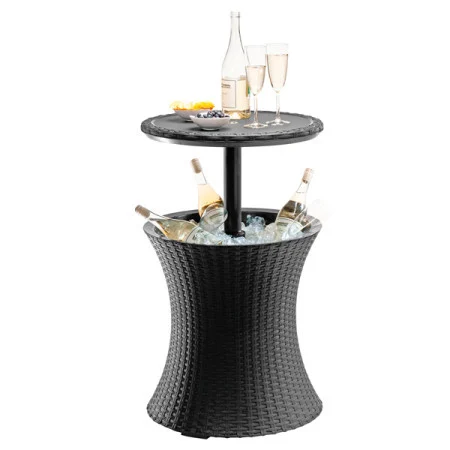 Curver sto barski sa kutijom za led, antracit ( CU 230903 )