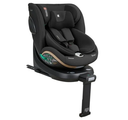 KikkaBoo autosedište 40-150 cm I-twist premium I-size isofix sa potpornom nogom black ( kkb00114 )