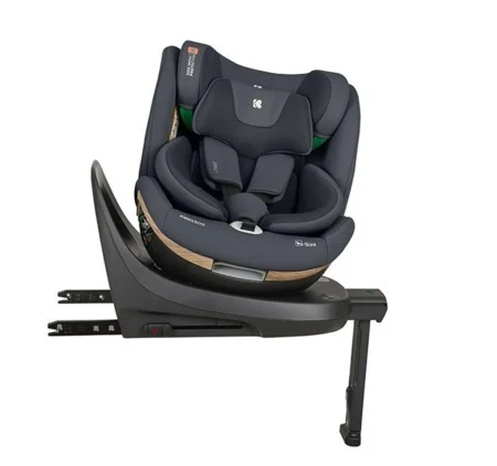 KikkaBoo autosedište 40-150 cm I-twist premium I-size isofix sa potpornom nogom grey ( kkb00115 )