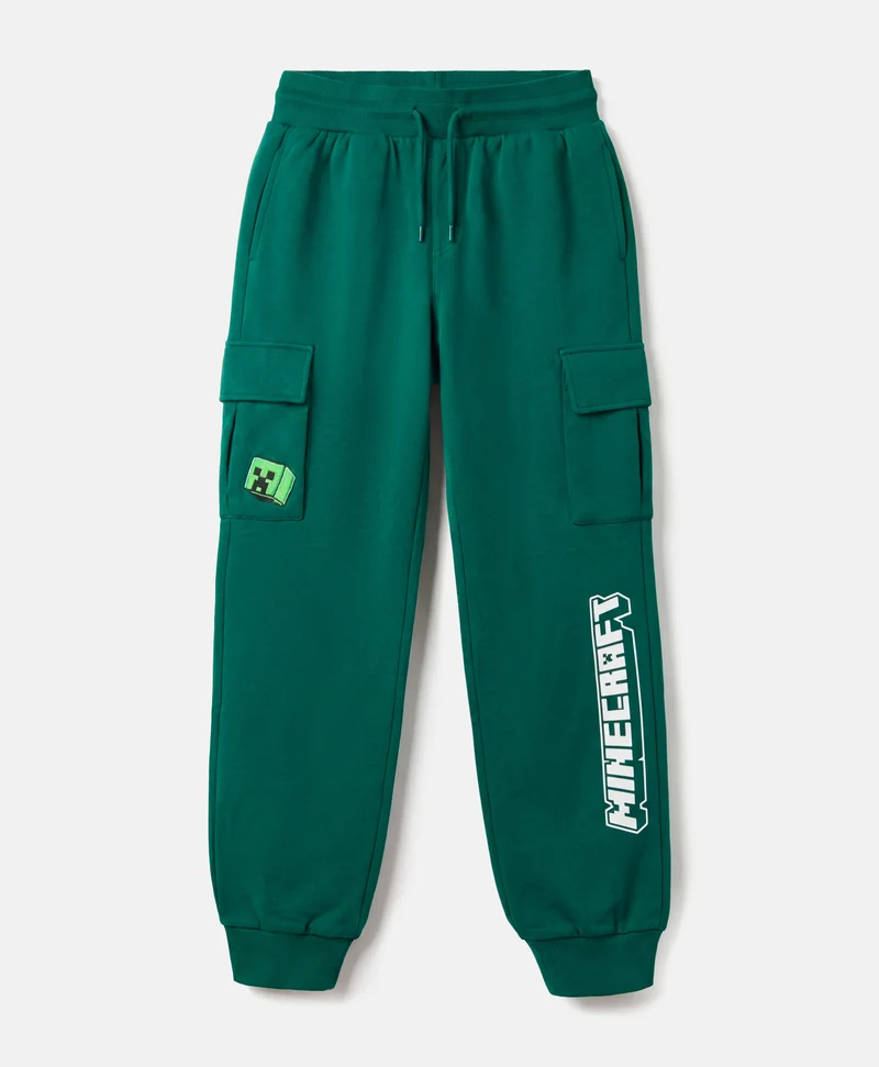 Pantalone za dečake cargo Minecraft