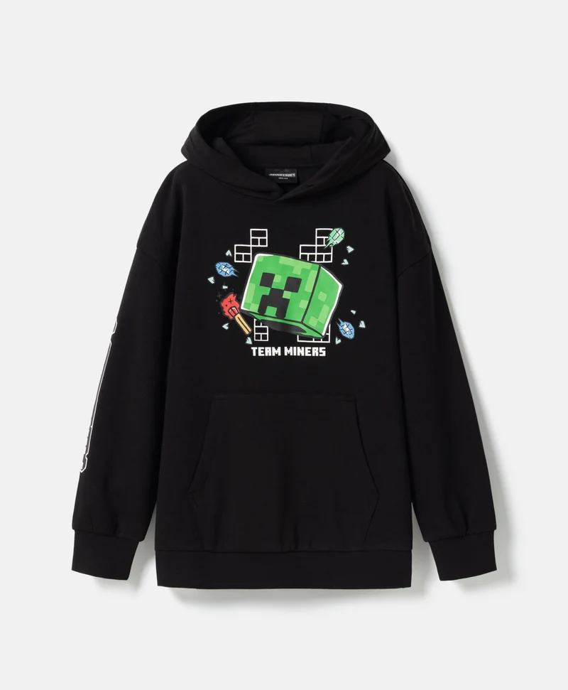 Bluza za dečake sa kapuljačom Minecraft