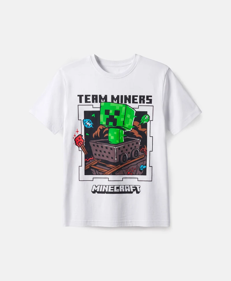 Majica za dečake Minecraft sa Creeperom 100% pamuk