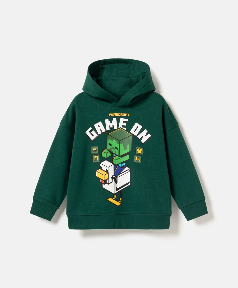 Bluza za dečake s kapuljačom Minecraft