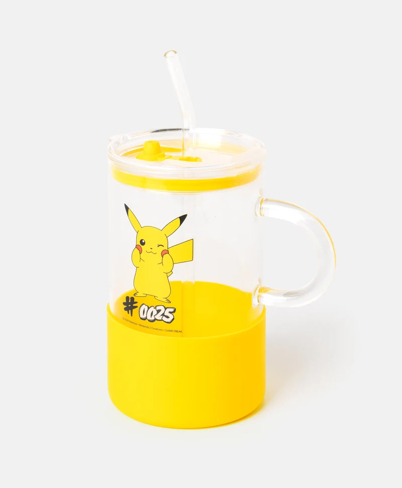 Pokémon čaša sa poklopcem i slamkom