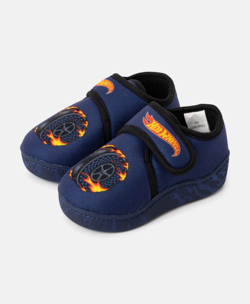 Papuče za dečake sa čičkom Hot Wheels