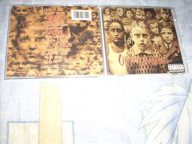 Korn ‎– Untouchables CD Epic Europe 2002.