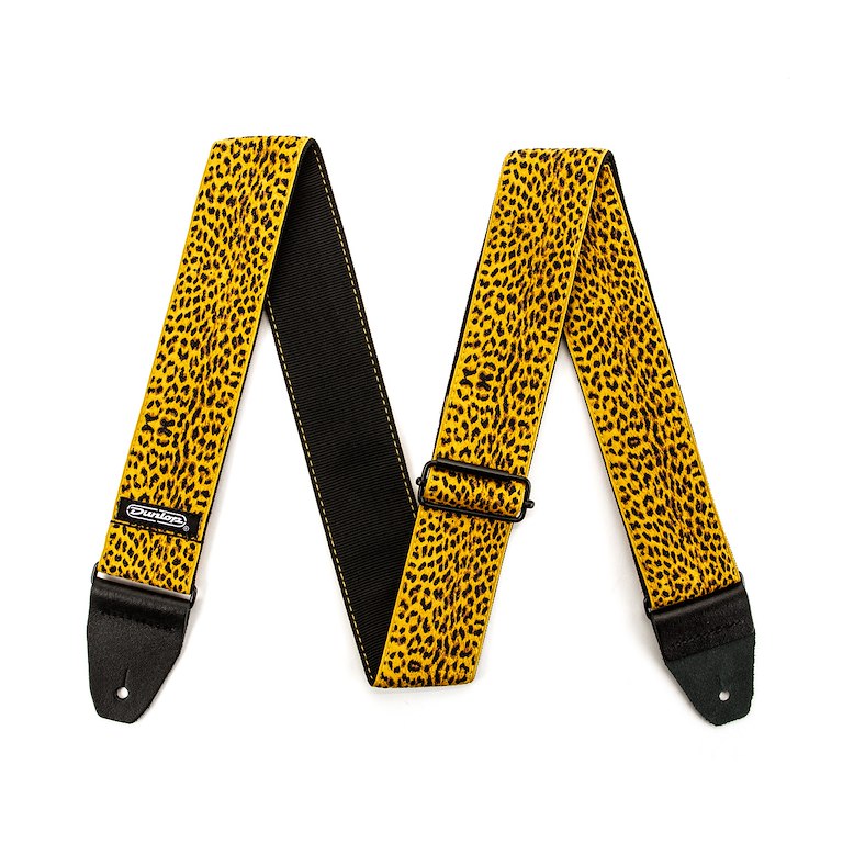DUNLOP D67-25 JACQUARD LEOPARD - Kaiš za gitaru