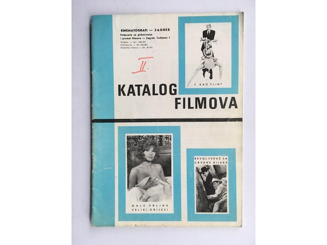 Kinematografi Zagreb katalog filmova