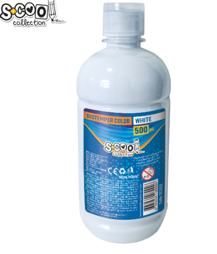 TEMPERA BELA 500ML SCOOL