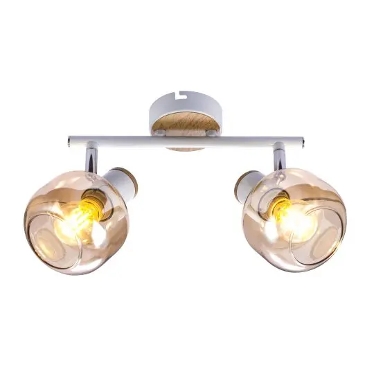 M180120 SPOT LAMPA BELA 2XE14
