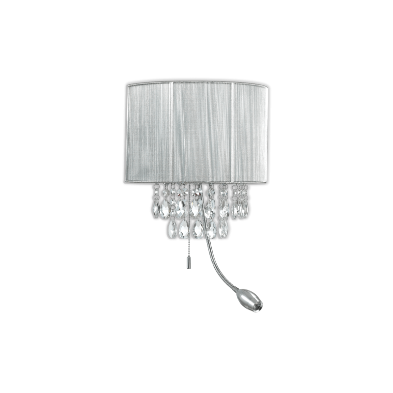 OPERA AP3 ARGENTO ZIDNA LAMPA E14