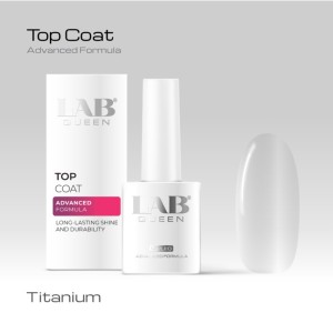 LAB QUEEN Top coat TITANIUM 15ml