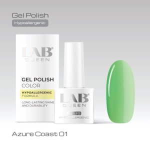 LAB QUEEN Gel lak Hypoallergenic AZURE COAST 01 6ml