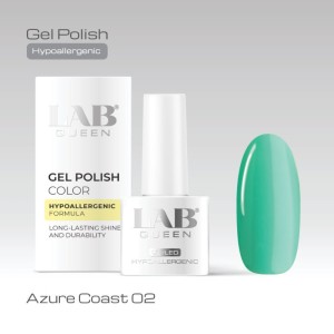 LAB QUEEN Gel lak Hypoallergenic AZURE COAST 02 6ml