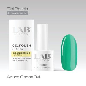 LAB QUEEN Gel lak Hypoallergenic AZURE COAST 04 6ml