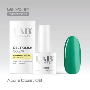 LAB QUEEN Gel lak Hypoallergenic AZURE COAST 08 6ml