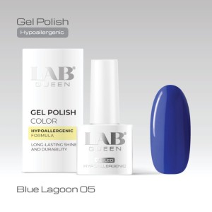 LAB QUEEN Gel lak Hypoallergenic BLUE LAGOON 05 6ml