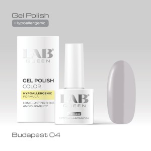 LAB QUEEN Gel lak Hypoallergenic BUDAPEST 04 6ml